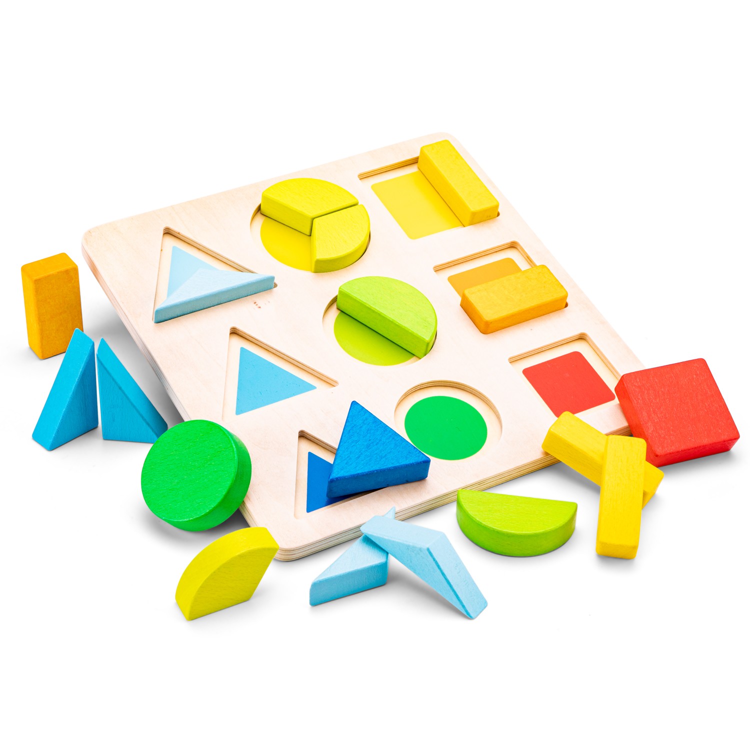 Geometric shapes puzzle board | New Classic Toys