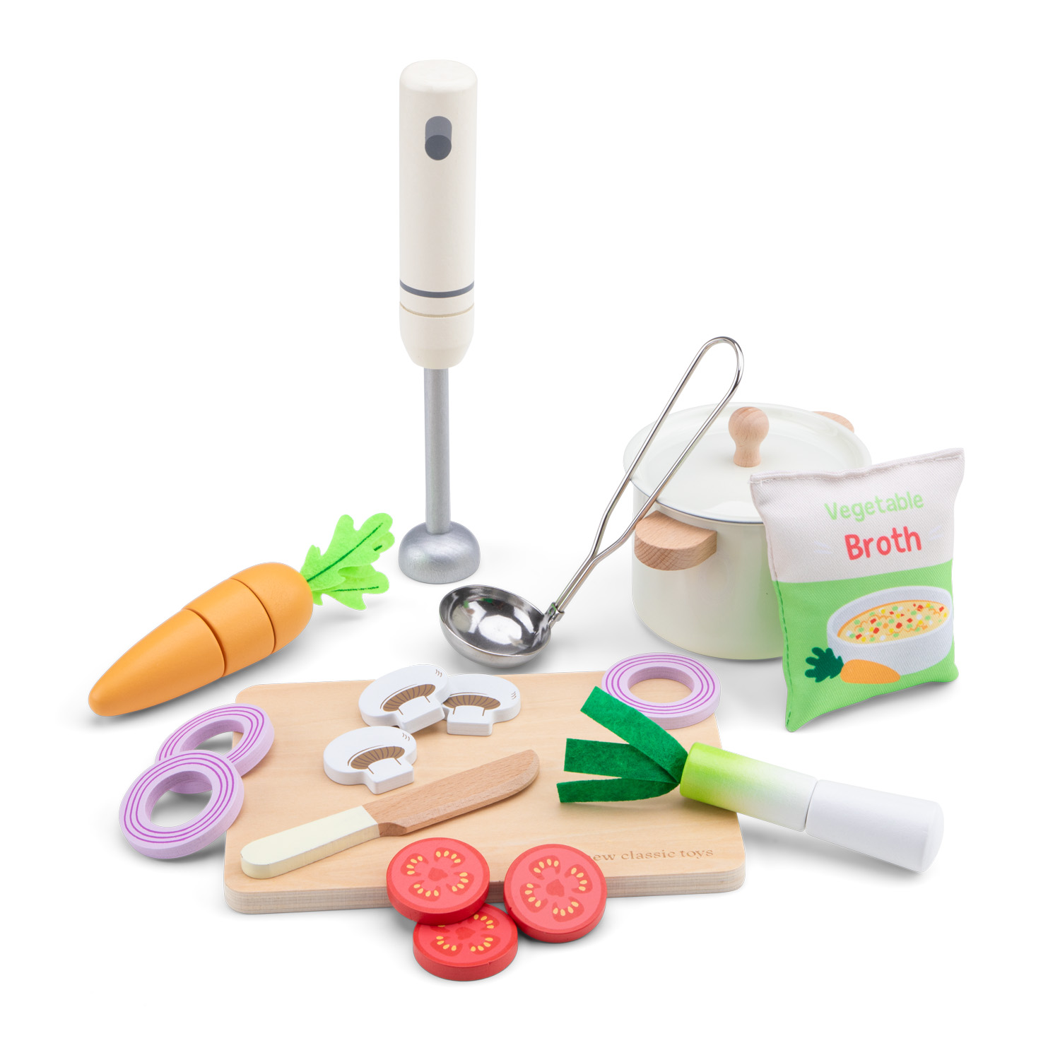 Play food - soup making set | New Classic Toys
