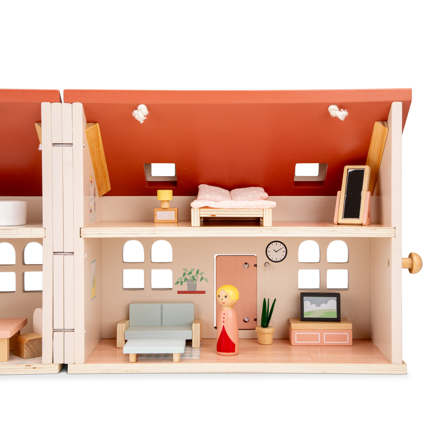 Foldable doll house including furniture | New Classic Toys