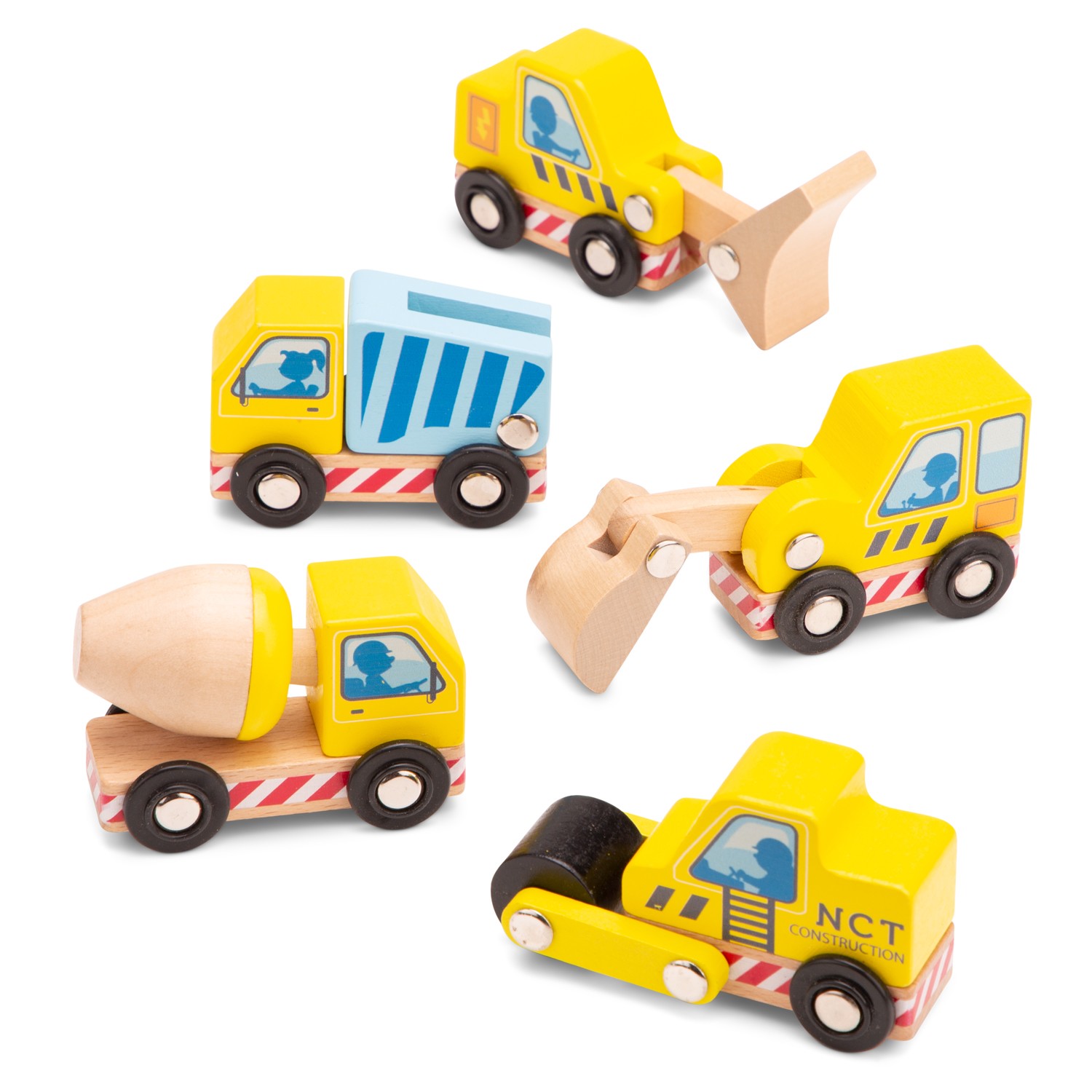 Construction vehicles set - 5 pieces | New Classic Toys