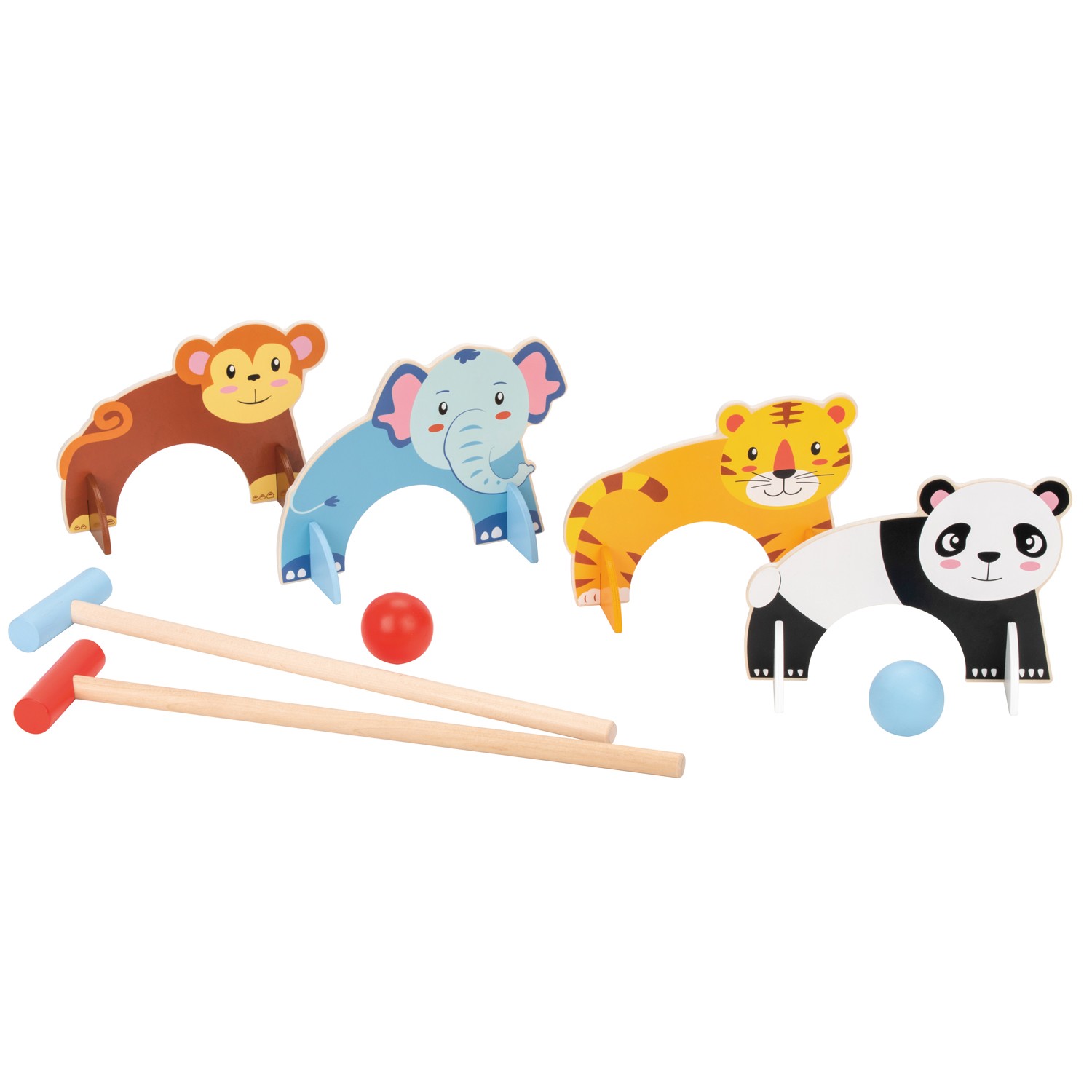 Lelin® Wooden Animal Croquet Game Set | New Classic Toys