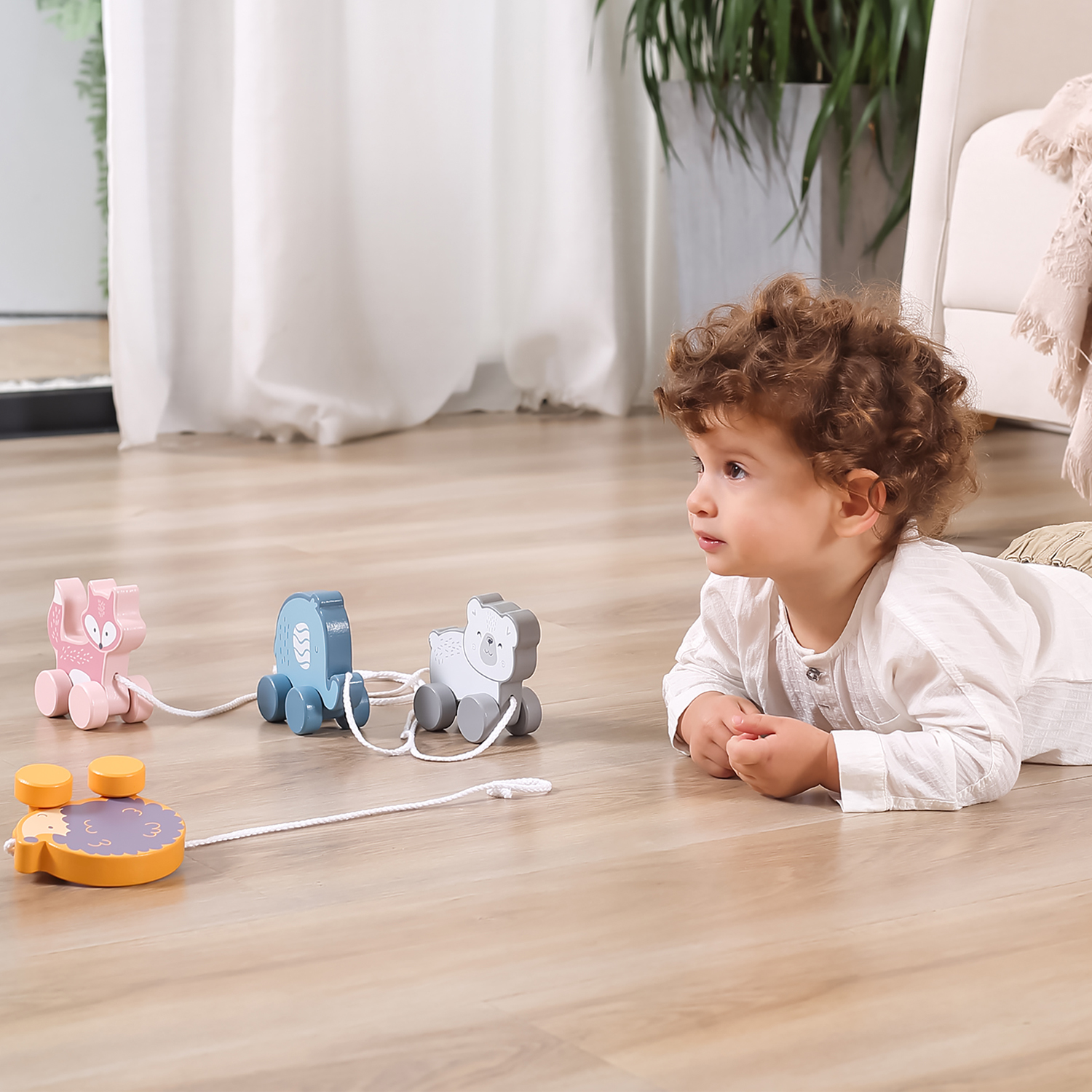PolarB® Pull-Along Fox | New Classic Toys