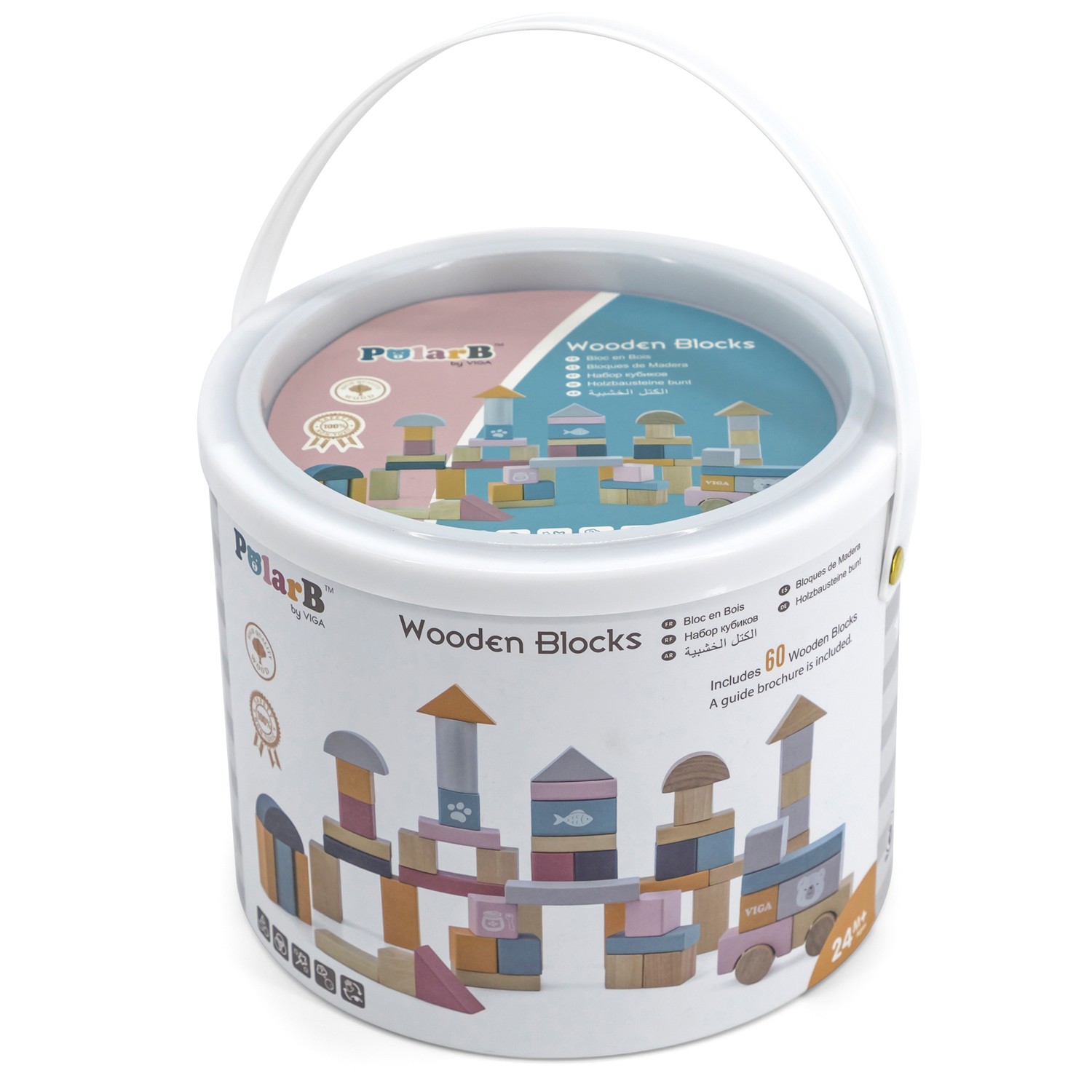 Blocks - 60 pieces | New Classic Toys