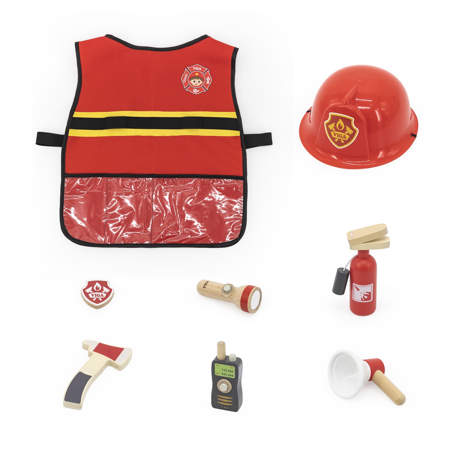 Viga Toys® Firefighter Role Play Set | New Classic Toys