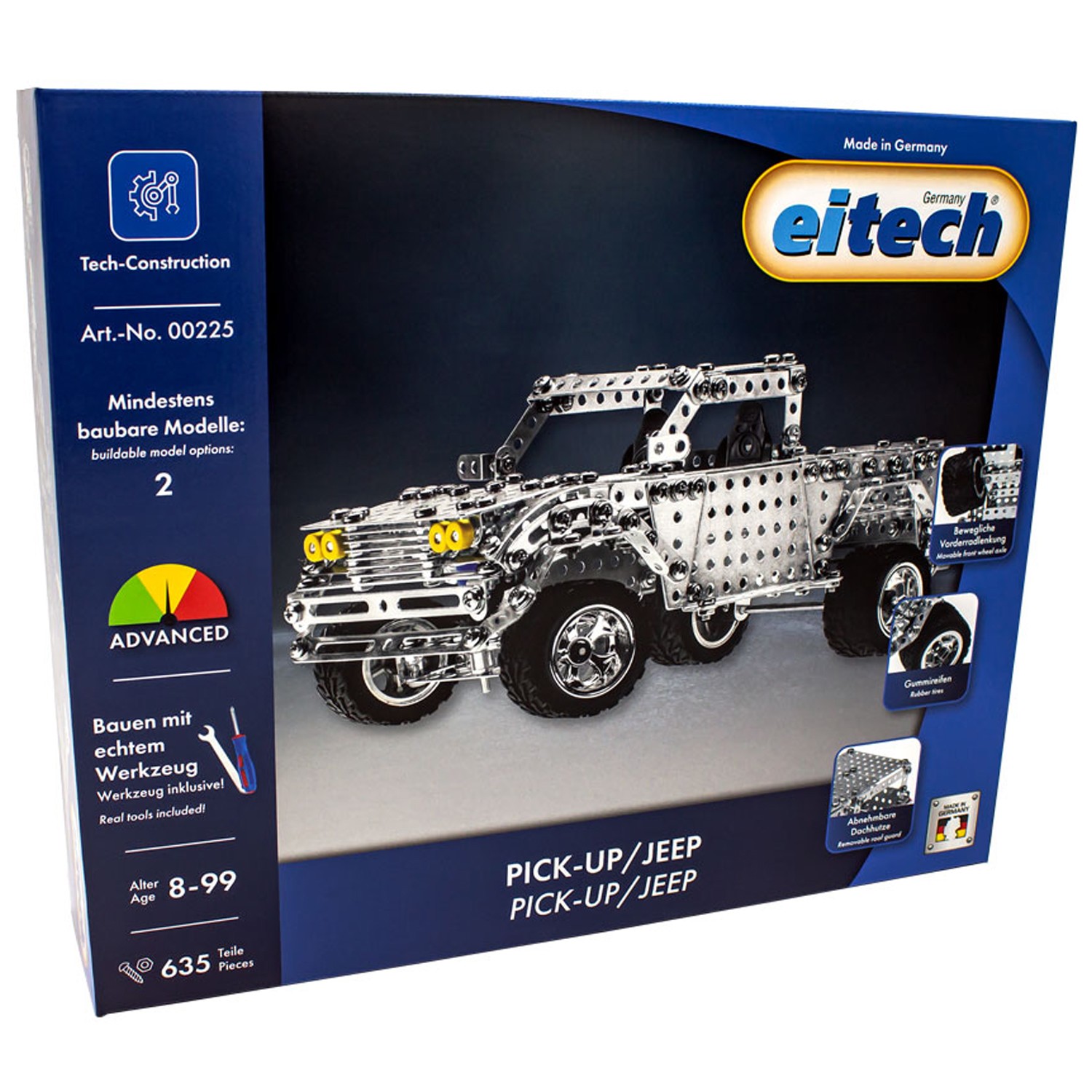Constructie set - jeep - 635 onderdelen | New Classic Toys