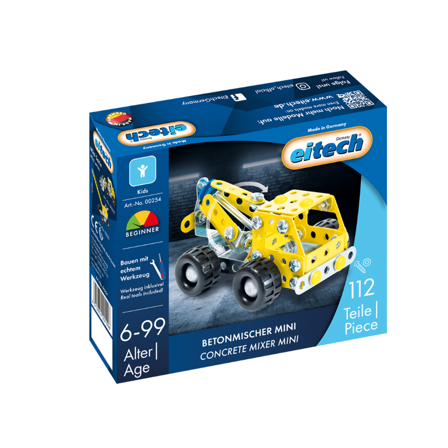 Concrete mixer mini - Eitech | New Classic Toys