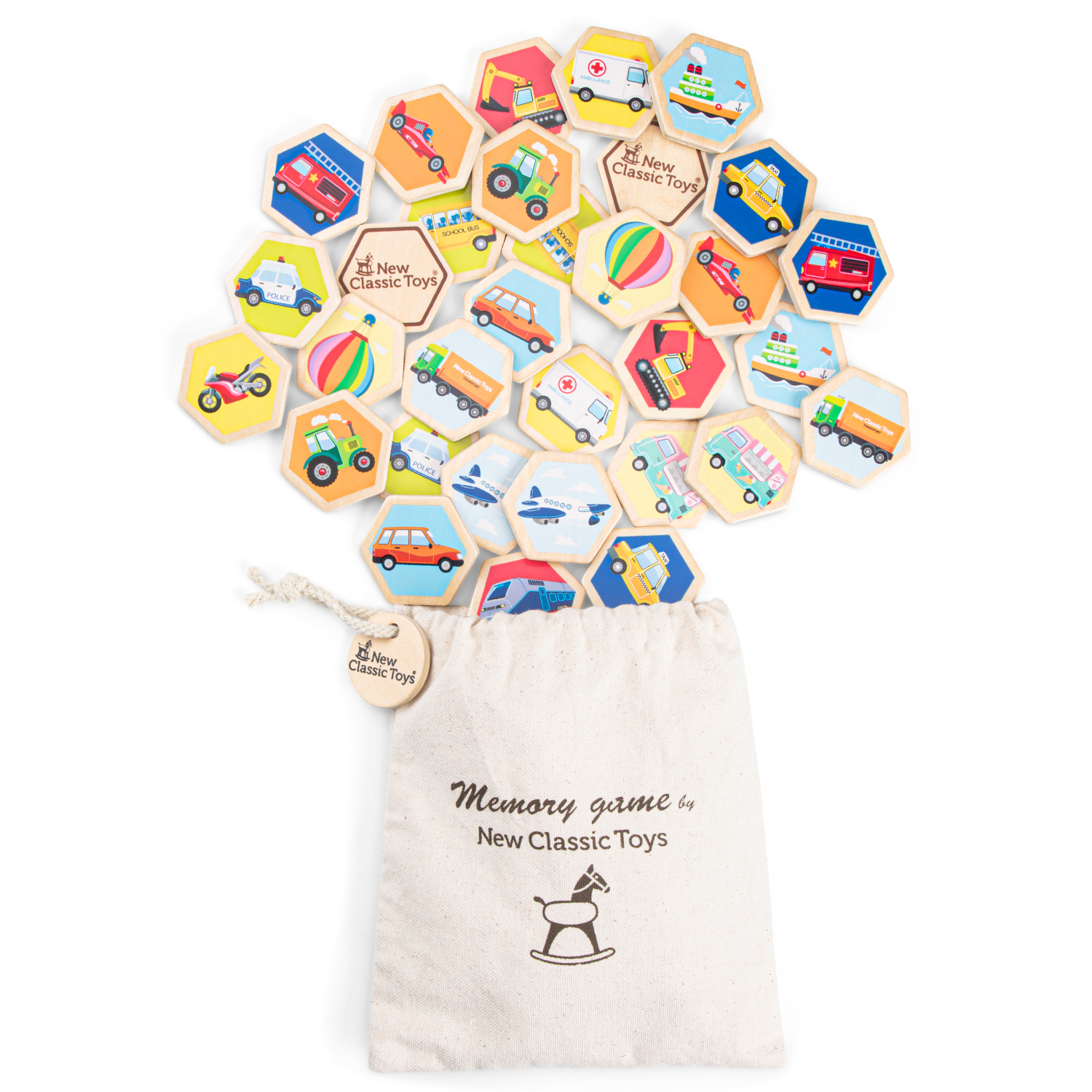 Memory game - vehicles | New Classic Toys