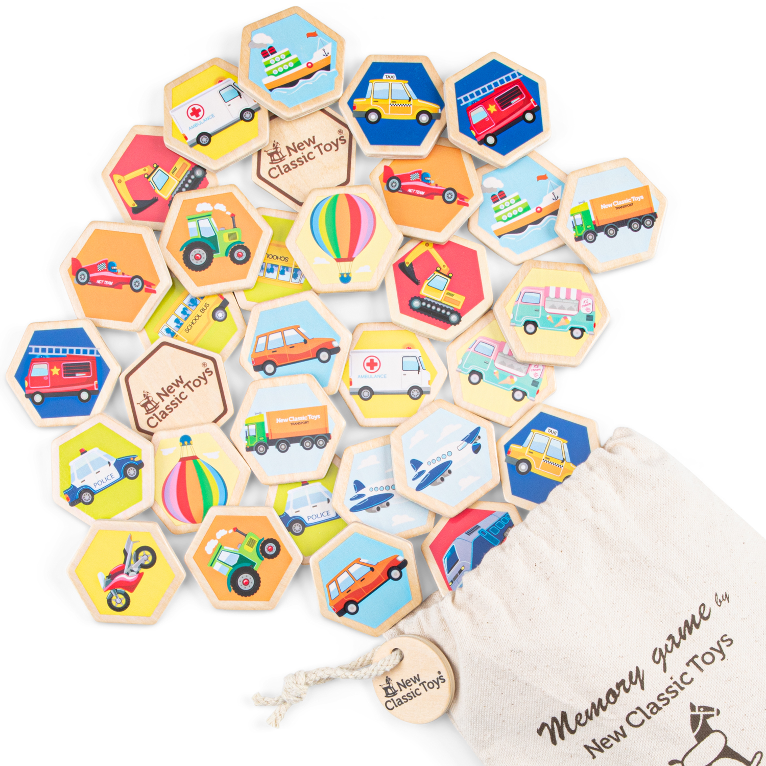 Memory game - vehicles | New Classic Toys